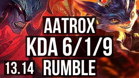 Aatrox Vs Rumble Top M Mastery Games Dominating