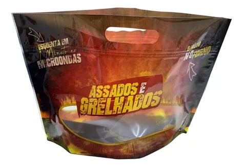 Embalagem Térmica Assados Frango Costela Microondas 1000 Uni