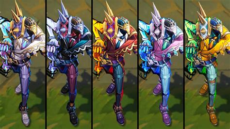 All Soul Fighter Jhin Chromas League Of Legends Youtube