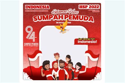 Koleksi 28 Link Twibbon Hari Sumpah Pemuda Ke 94 28 Oktober 2022