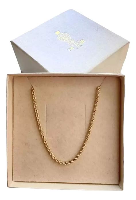 Set Torzal Cadena Cm Pulsera Cm X Mm Oro K