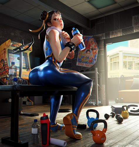 Chun Li Demonstrating The Importance Of Fitness Ingyuarts Street