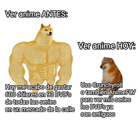 Ver Anime Antes Vs Hoy Meme Subido Por Necromante2019 Memedroid