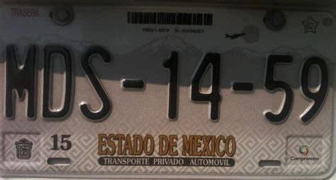 Placas de Autos de México y otras COS 999 AS Cambio de Placa en el