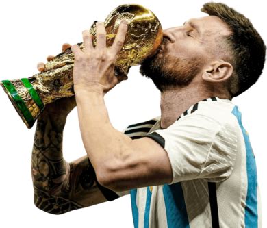 Lionel Messi Argentina Football Render FootyRenders