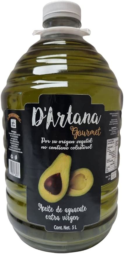 D Artana Aceite de Aguacate Extra Virgen 5 lts 100 prensado en frío