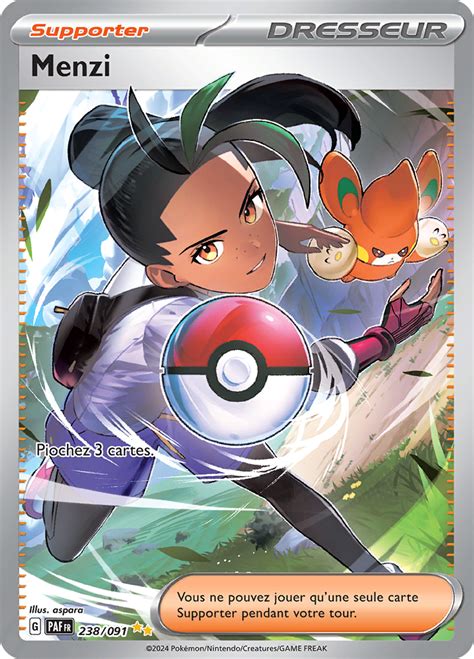 Menzi Écarlate et Violet Destinées de Paldea 238 Poképédia