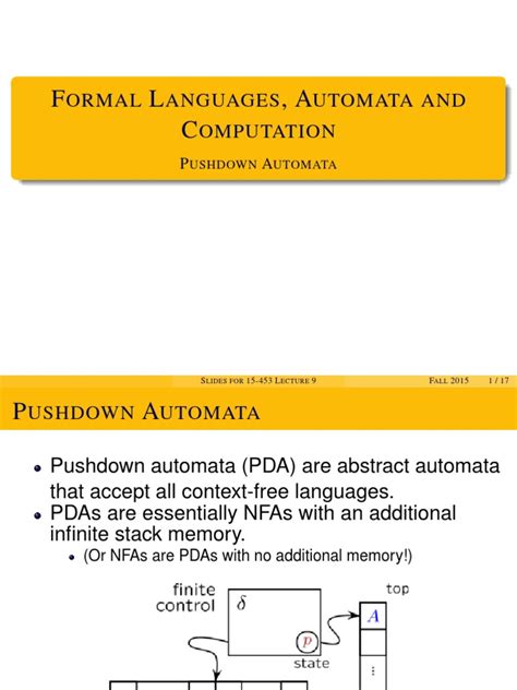 lecture 5 pushdown automata download free pdf metalogic computer science