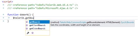 telerik web forms jquery intellisense telerik ui for asp ajax