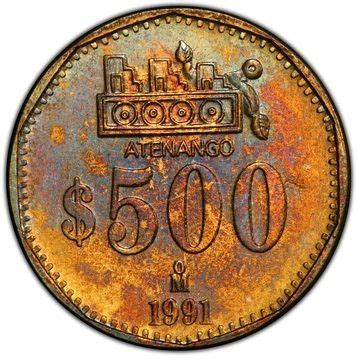 Pesos Pattern Atenango Mexico Numista