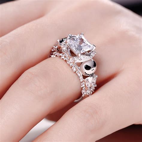 Jeulia Romantic Soul Anillo De Plata De Ley Con Dise O De Calavera Y