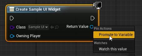 Creating And Displaying Ui Unreal Engine Documentation
