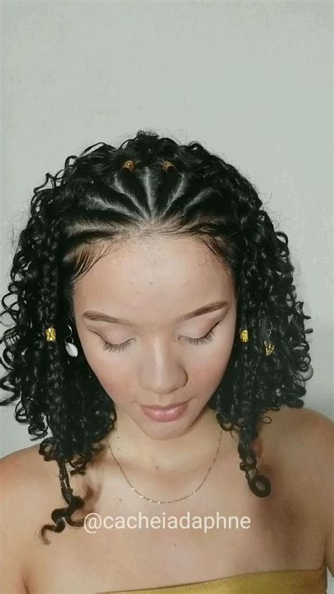 Pin By Rayka Barros Althmann On Cabelos Curly Hair Braids Curly Hair