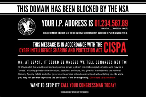 WARNING This Domain Has Been Blocked By The NSA By Luvataciousskull
