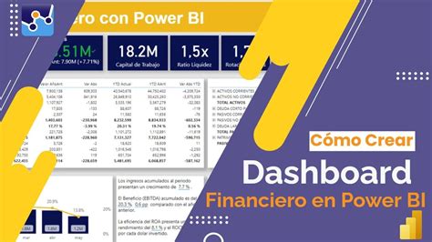 Cómo Crear Dashboard Financiero Efectivo en Power BI YouTube
