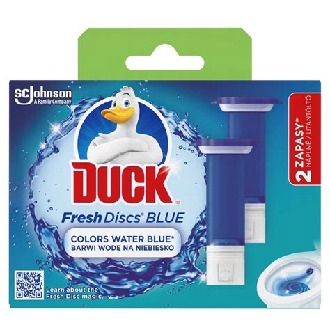 Duck Fresh Discs Blue Lagoon żelowe krążki BARWIĄCE do WC Zapas
