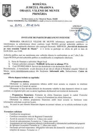 Primaria Orasului Valenii De Munte
