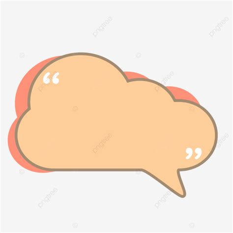 Caixa De Texto De Balão De Fala Em Nuvem PNG Caixa De Texto Bolha