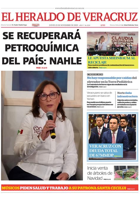El Heraldo De Veracruz 23 De Noviembre De 2023 By Poza Acme Issuu