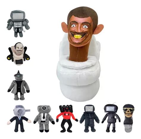 Skibidi Toilet De Peluche Wc Cámara Bocinas Tv Titán Modelos Meses