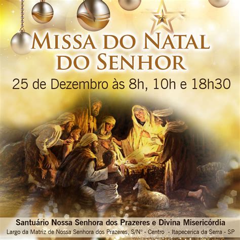 Missa Do Natal Do Senhor Encontro Cristo