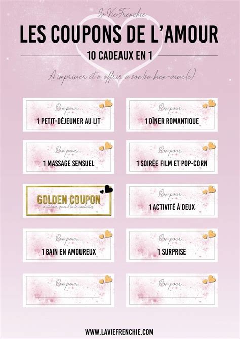 Coupons St Valentin Coupons St Valentin Cadeau Pour Mon Copain