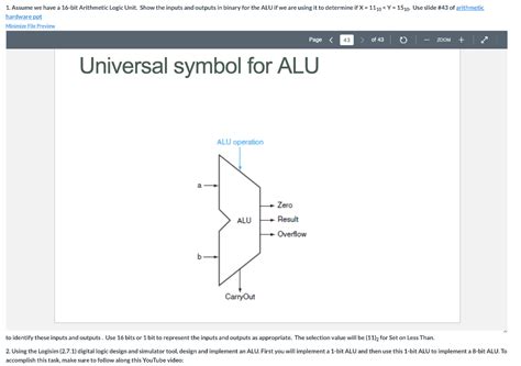 16 bit alu design using verilog design talk