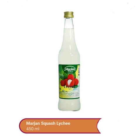 Jual SIRUP LECI MARJAN SQUASH 450ML LYCHEE SYRUP SIRSAK Jakarta