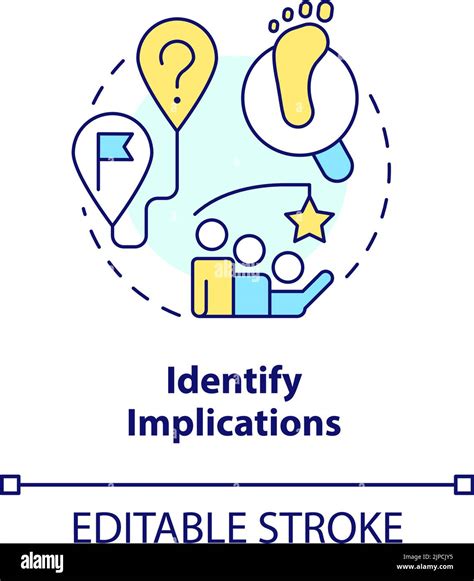 Icono Del Concepto Identificar Implicaciones Imagen Vector De Stock Alamy