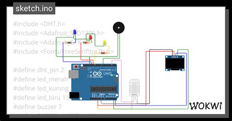 Sistem Pemantauan Kelembapan Udara Berbasis IoT Wokwi ESP32 STM32
