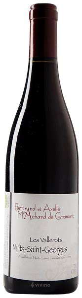 Bertrand Machard De Gramont Nuits Saint Georges 1er Cru Les Vallerots