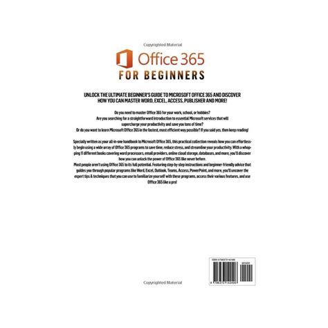 Buy Microsoft Office For Beginners The Ultimate Guide To Using