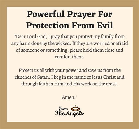 6 Short Prayers For Protection From Evil Spirits Urgent Powerful