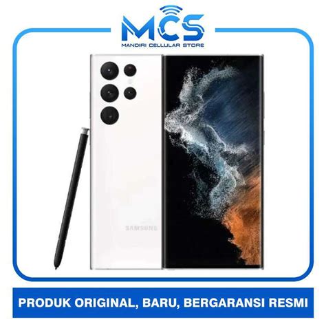 Promo SAMSUNG S22 ULTRA 12 256GB GARANSI RESMI Black Diskon 12 Di