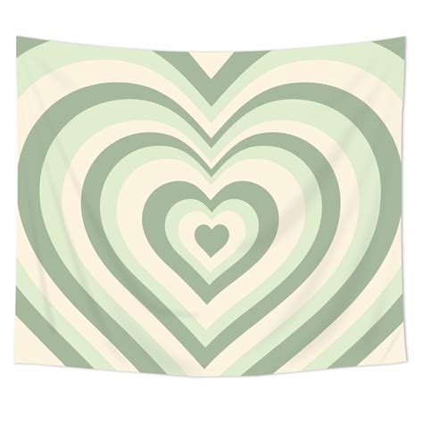 Preppy Green Heart Wallpapers Wallpaper Cave