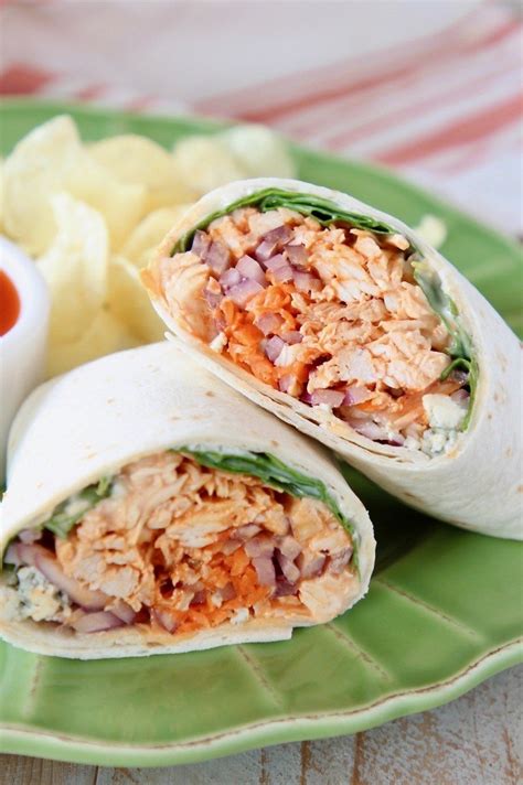 In Just Minutes Toss Together This Easy Buffalo Chicken Wrap Recipe
