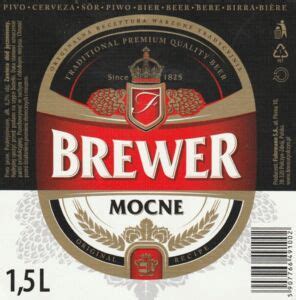 Drink Label Brewer mocne Browar Połczyn Zdrój PolandCol PL BEER 005902