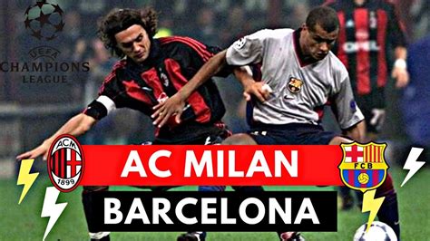 AC Milan Vs Barcelona 3 3 All Goals Highlights 2000 UEFA Champions