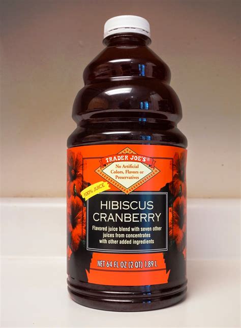 exploring trader joe s trader joe s hibiscus cranberry juice blend