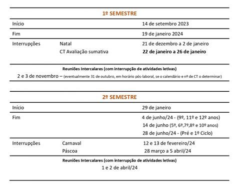 Calend Rio Escolar Agrupamento De Escolas De Aveiro