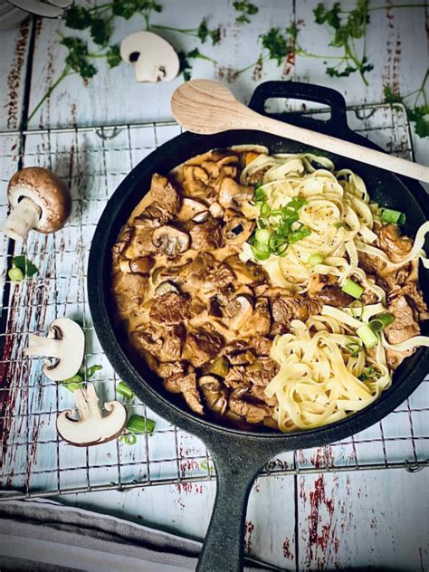 Boeuf Stroganoff Original Rezept für den Klassiker