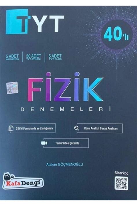 Kafa Dengi Yayınları Kafadengi Tyt Fizik Branş Deneme 2023 Fiyatı