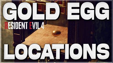 All Golden Egg Locations Guide Resident Evil Remake Youtube