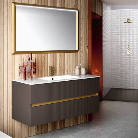 Wandhängender Waschtisch Unterschrank ST102 RAB ARREDOBAGNO Holz