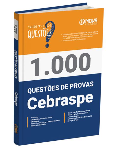 Livro 1 000 Questões Gabaritadas da CEBRASPE