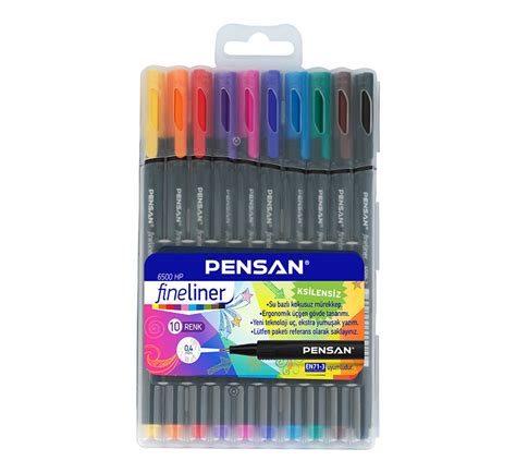 Fineliner Set Pensan Kalem Pensan Kalem noktayı koyar