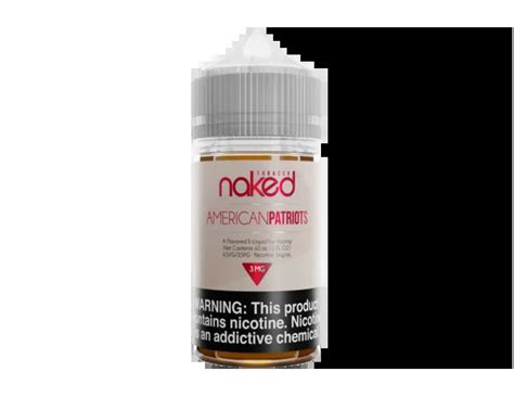 Naked Tobacco American Patriots E Liquid Ml Online Shop Vape