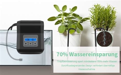 Automatisches Tropfbewässerungsset mit 30 Tagen programmierbarer