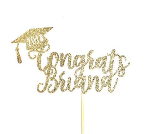 Custom Graduation Cake Topper By CutToFitPartyDecor On Etsy Https
