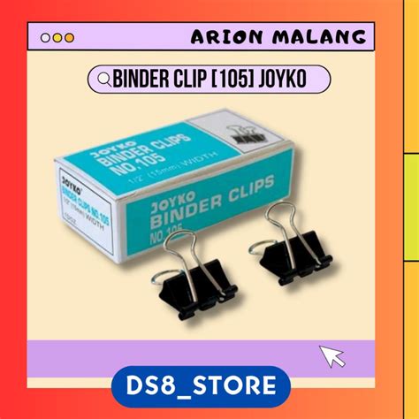 Jual Penjepit Kertas Binder Clips No Joyko Shopee Indonesia
